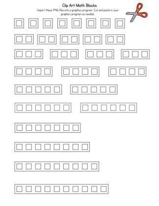 Math Manipulatives – Printable Blocks for Math – Guest Hollow